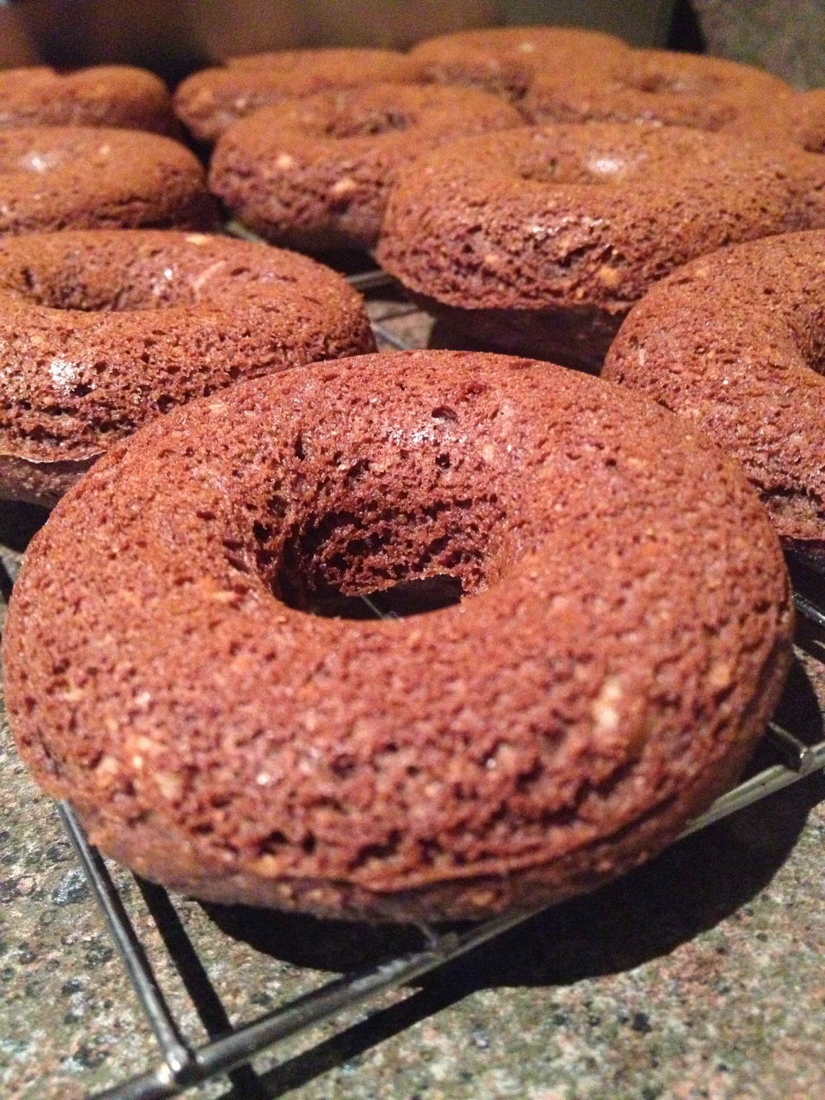 Janine's Real Food Recipes: Grain Free Chocolate Walnut Donuts